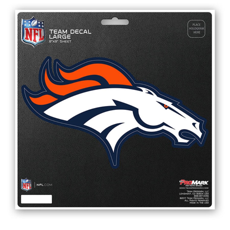 Denver Broncos Logo - 8x8 Vinyl Sticker at Sticker Shoppe