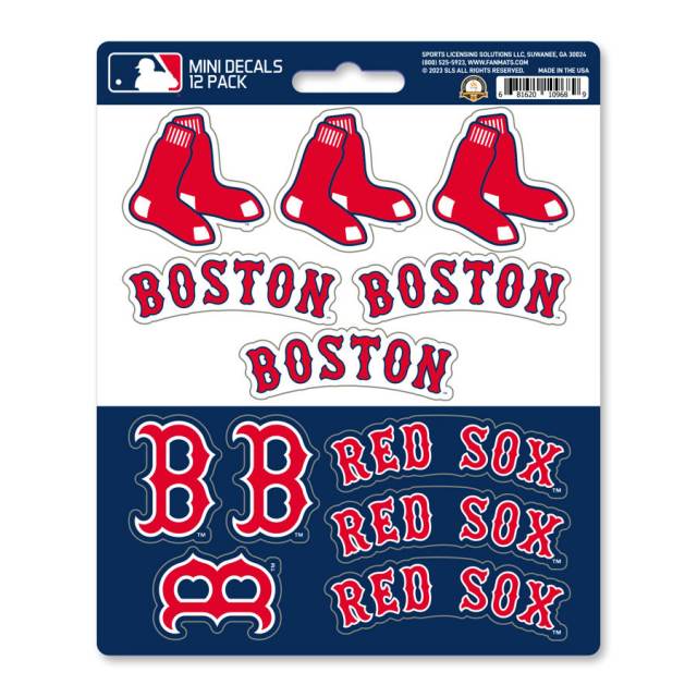 Red Sox Scrapbook Stickers
