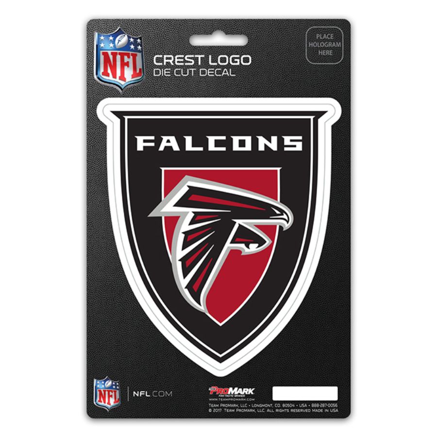 Atlanta Falcons - Shield Crest Sticker at Sticker Shoppe