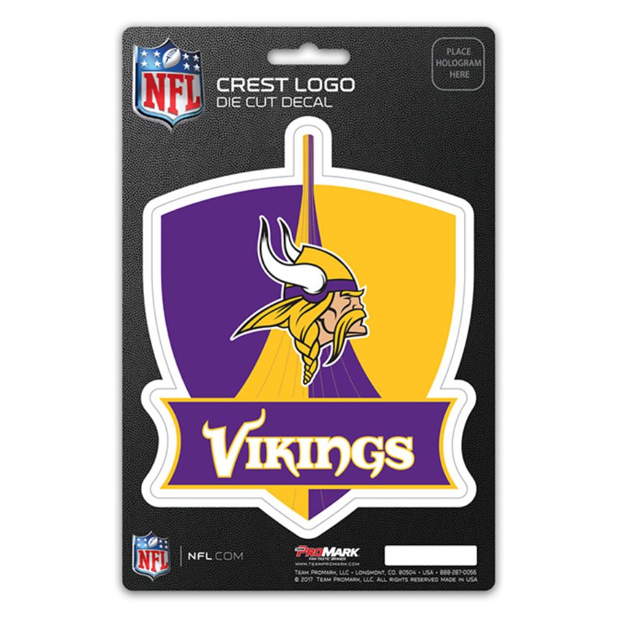 Minnesota Vikings - Shield Crest Sticker at Sticker Shoppe