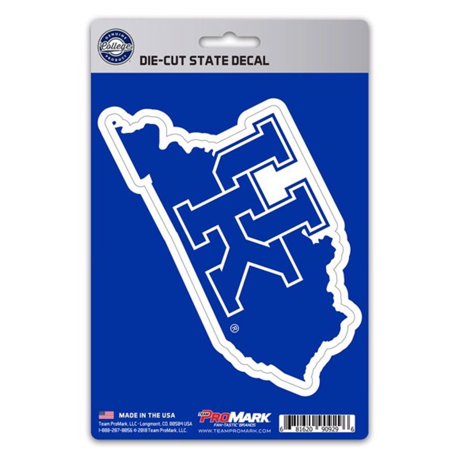 University Of Kentucky Wildcats Home State Kentucky Shaped - Vinyl ...