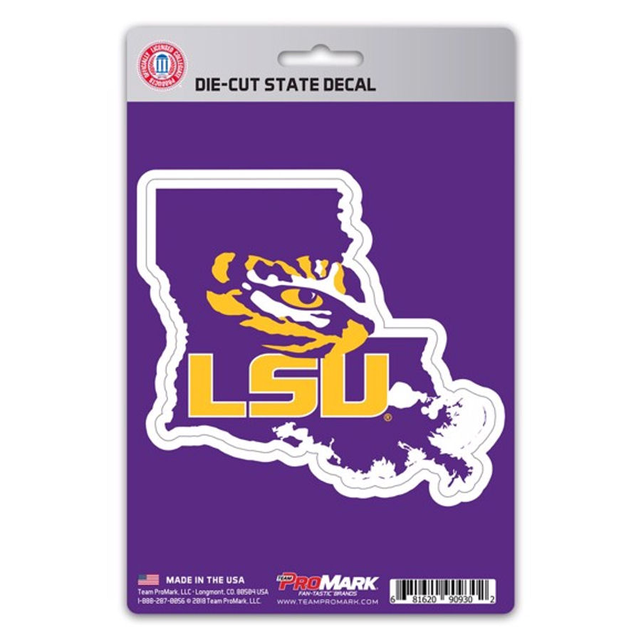 Louisiana State University LSU Tigers Home State Louisiana Shaped ...