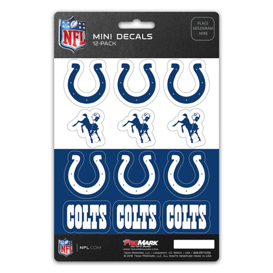 Indianapolis Colts - Set Of 12 Sticker Sheet at Sticker Shoppe
