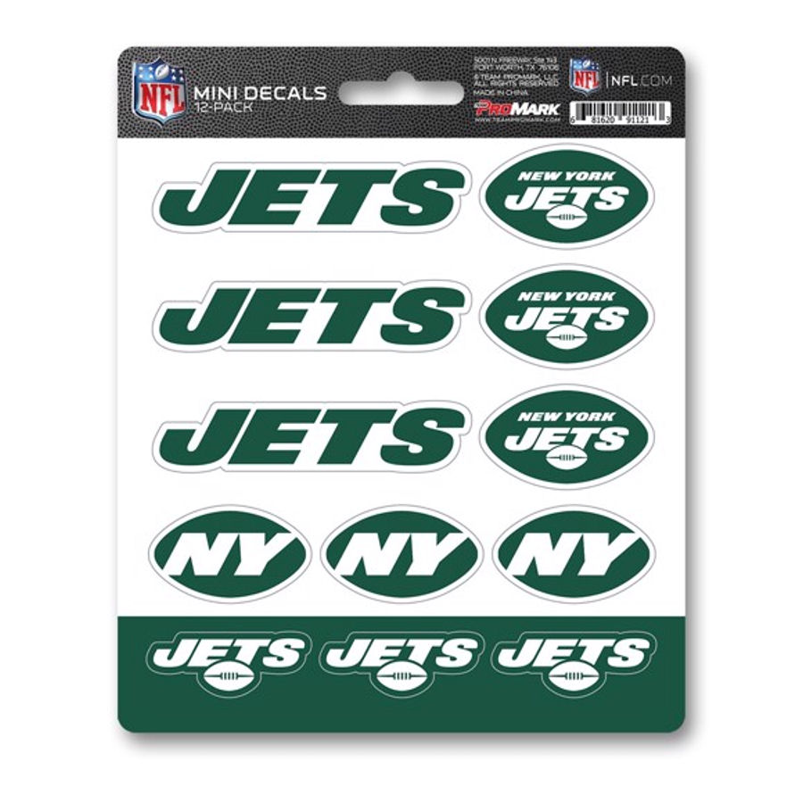 New York Jets - Set Of 12 Sticker Sheet at Sticker Shoppe