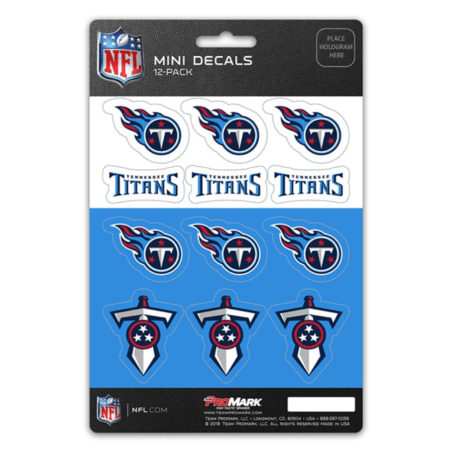 Tennessee Titans - Set Of 12 Sticker Sheet at Sticker Shoppe