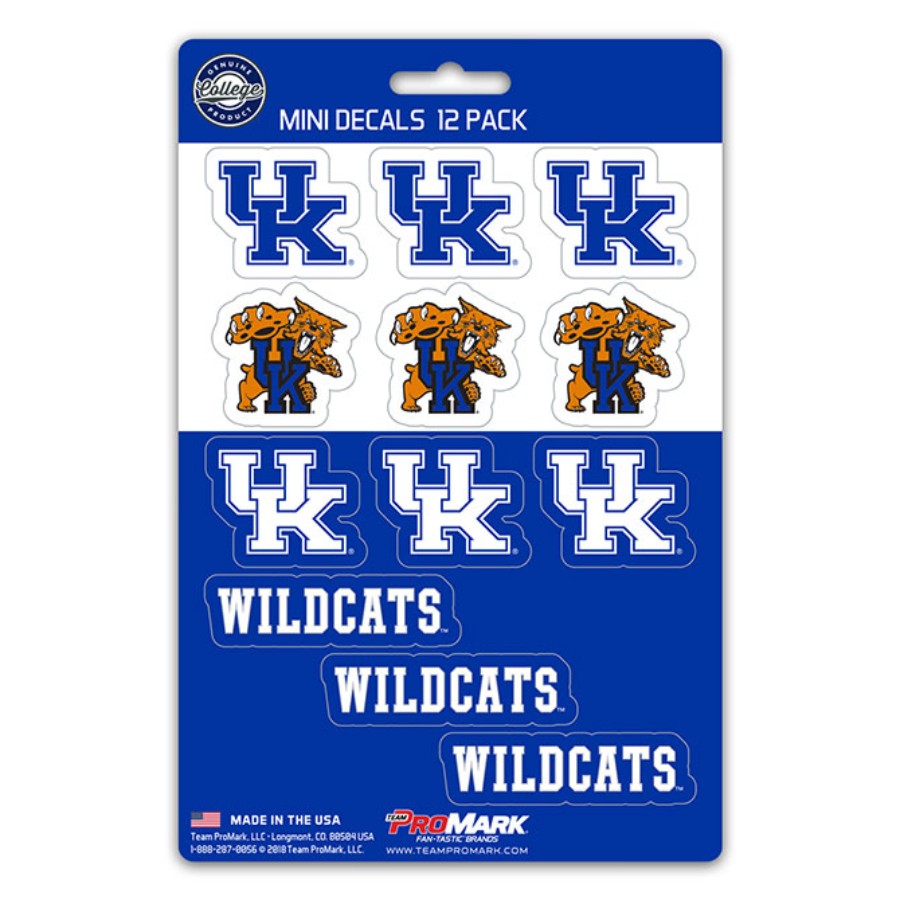 University Of Kentucky Wildcats - Set Of 12 Sticker Sheet at Sticker Shoppe