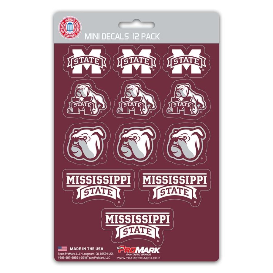 Mississippi State University Bulldogs - Set Of 12 Sticker Sheet at ...