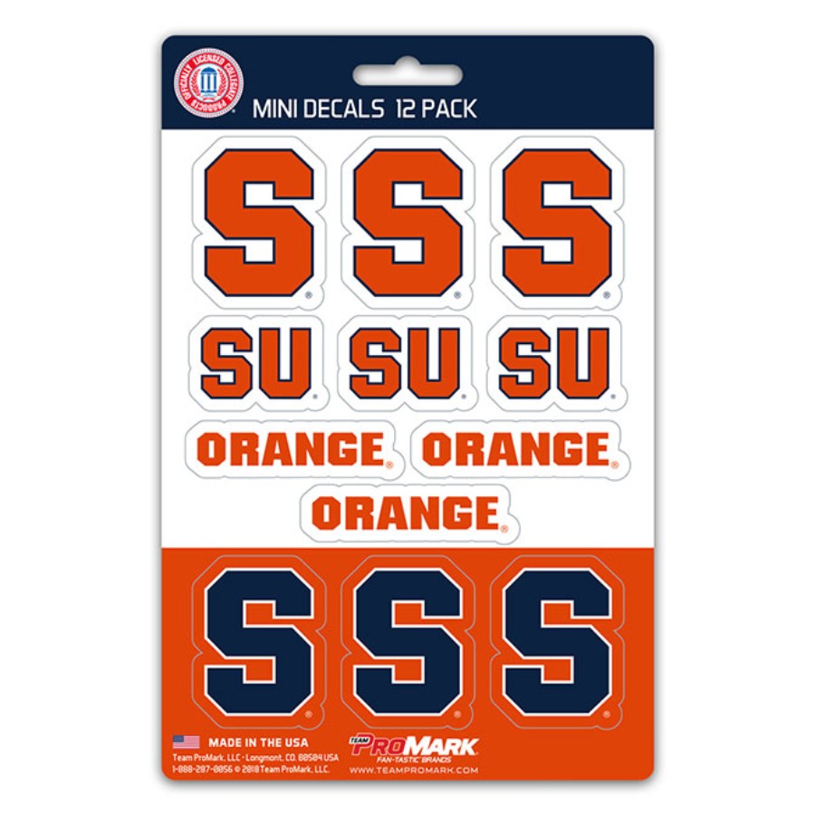 Syracuse University Orange - Set Of 12 Sticker Sheet at Sticker Shoppe
