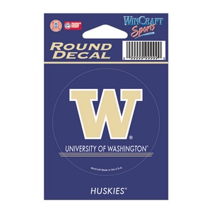 University Of Washington Huskies - 3x3 Round Vinyl Sticker at Sticker ...