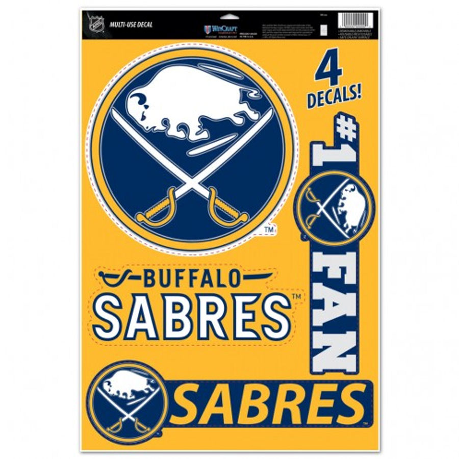 Buffalo Sabres - Set of 4 Ultra Decals at Sticker Shoppe
