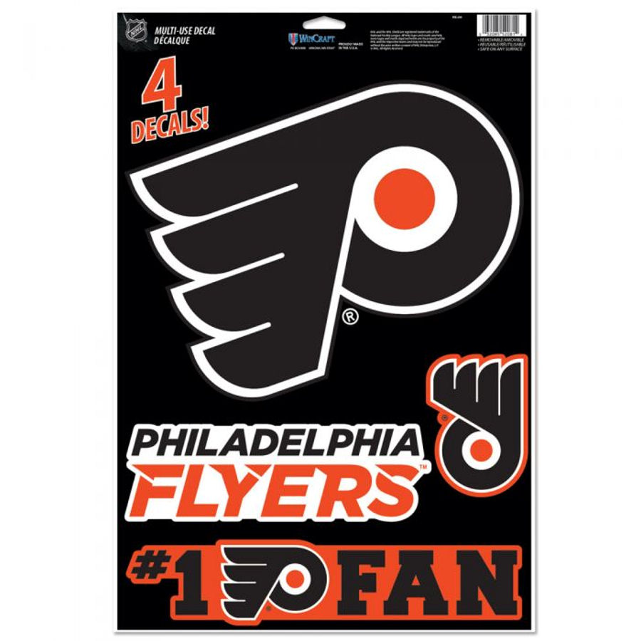 Philadelphia Flyers - Set of 4 Ultra Decals at Sticker Shoppe