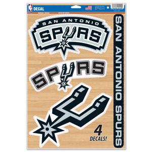 San Antonio Spurs - Set of 4 Ultra Decals at Sticker Shoppe