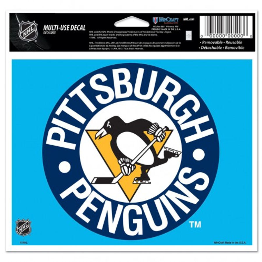 Pittsburgh Penguins Blue - 5x6 Ultra Decal at Sticker Shoppe