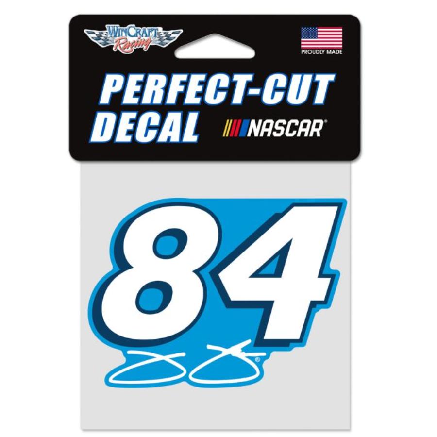 Jimmie Johnson Blue #84 - 4x4 Die Cut Decal at Sticker Shoppe