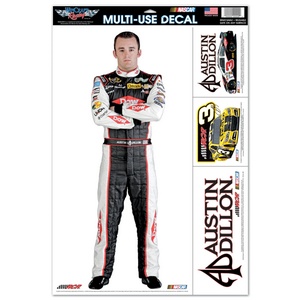Austin Dillon #3 - Set of 4 Ultra Decals at Sticker Shoppe