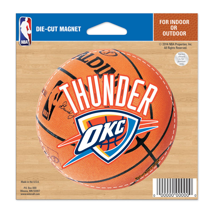 Oklahoma City Thunder - 12x12 Perforated Shade Decal at Sticker Shoppe