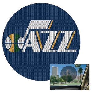 Utah Jazz - Perforated Shade Decal at Sticker Shoppe
