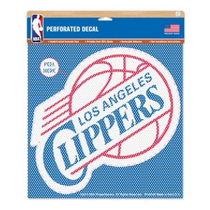 Los Angeles Clippers - 12x12 Perforated Shade Decal at Sticker Shoppe