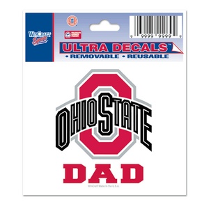 Ohio State University Buckeyes Dad - 3x4 Ultra Decal at Sticker Shoppe