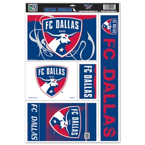 FC Dallas - Set of 5 Ultra Decals at Sticker Shoppe