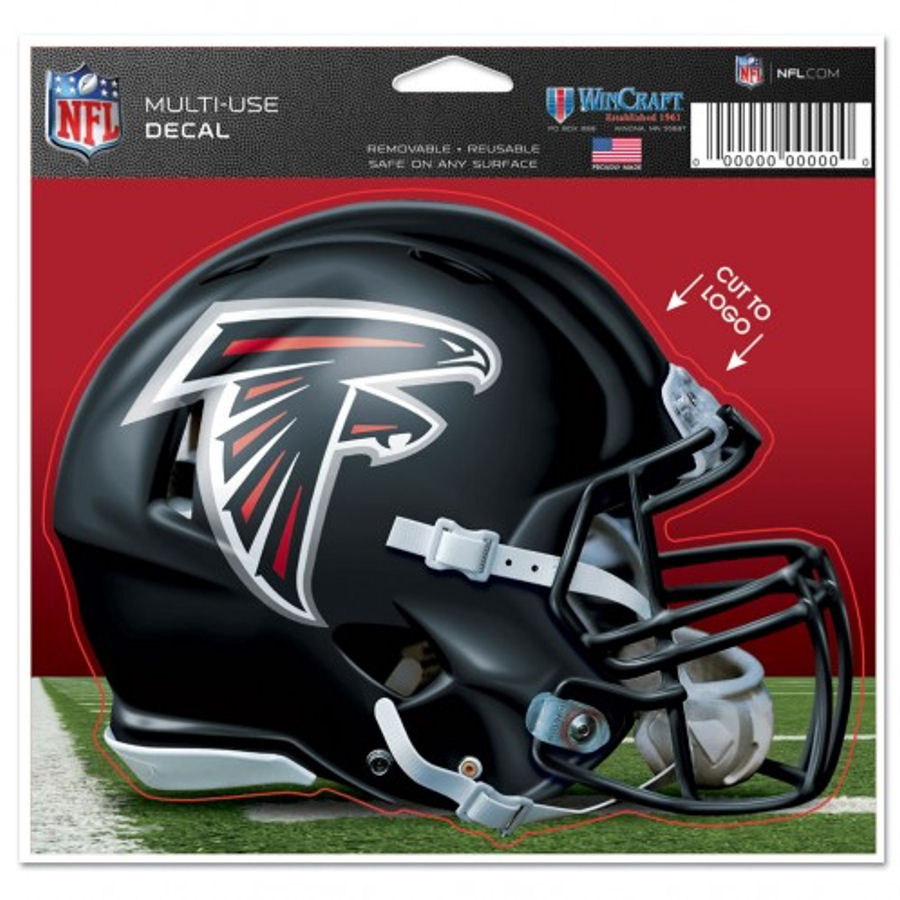 Atlanta Falcons Helmet - 4.5x5.75 Die Cut Ultra Decal at Sticker Shoppe