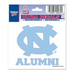 University Of North Carolina Tar Heels Alumni - 3x4 Ultra Decal at ...