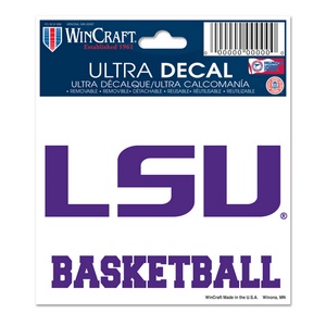 Louisiana State University LSU Tigers Basketball - 3x4 Ultra Decal at ...