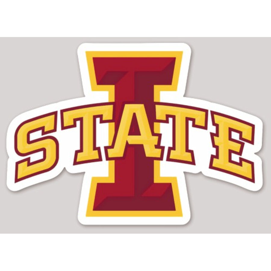 Iowa State University Cyclones #1 Fan - 3x4 Ultra Decal at Sticker Shoppe