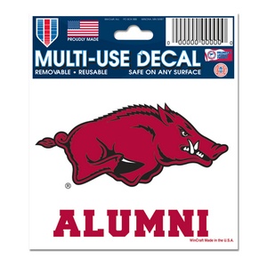 University Of Arkansas Razorbacks Alumni - 3x4 Ultra Decal at Sticker ...