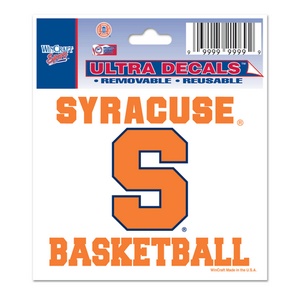 Syracuse University Orange Basketball - 3x4 Ultra Decal at Sticker Shoppe