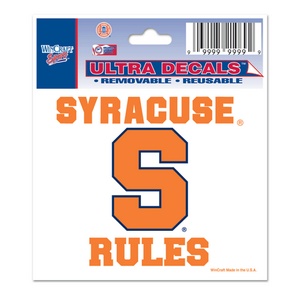 Syracuse University Orange Rules - 3x4 Ultra Decal at Sticker Shoppe