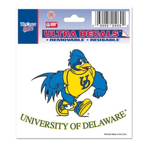 University Of Delaware Blue Hens - 3x4 Ultra Decal at Sticker Shoppe