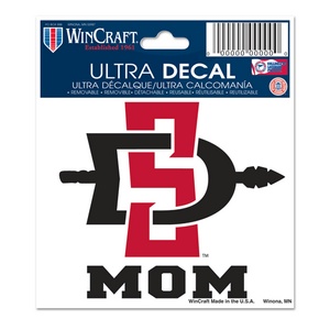 San Diego State University Aztecs Mom - 3x4 Ultra Decal at Sticker Shoppe