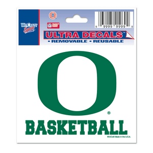 University Of Oregon Ducks Basketball - 3x4 Ultra Decal at Sticker Shoppe