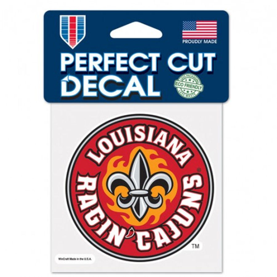 University Of Louisiana-Lafayette Ragin Cajuns - 4x4 Die Cut Decal at ...