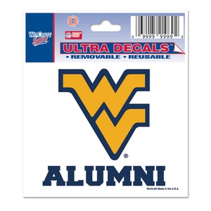 West Virginia University Mountaineers Alumni - 3x4 Ultra Decal at ...