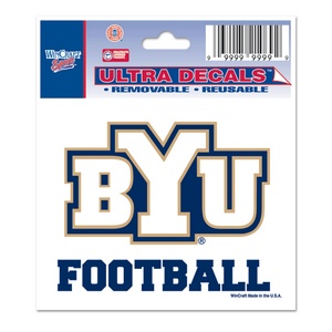 Brigham Young University Cougars BYU Football - 3x4 Ultra Decal at ...