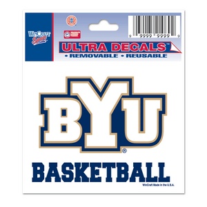 Brigham Young University Cougars BYU Basketball - 3x4 Ultra Decal at ...