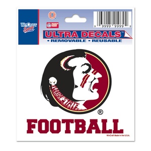 Florida State University Seminoles Football - 3x4 Ultra Decal at ...