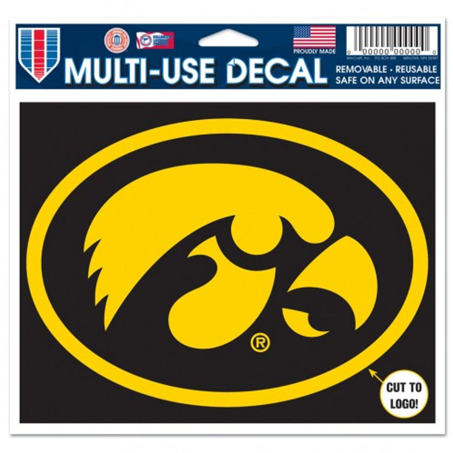 University Of Iowa Hawkeyes - 4.5x5.75 Die Cut Ultra Decal at Sticker ...