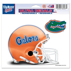 University Of Florida Gators Football - 5x6 Ultra Decal at Sticker Shoppe