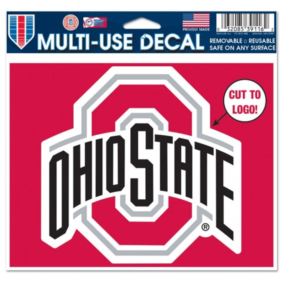 Ohio State University Buckeyes - 4.5x5.75 Die Cut Ultra Decal at ...