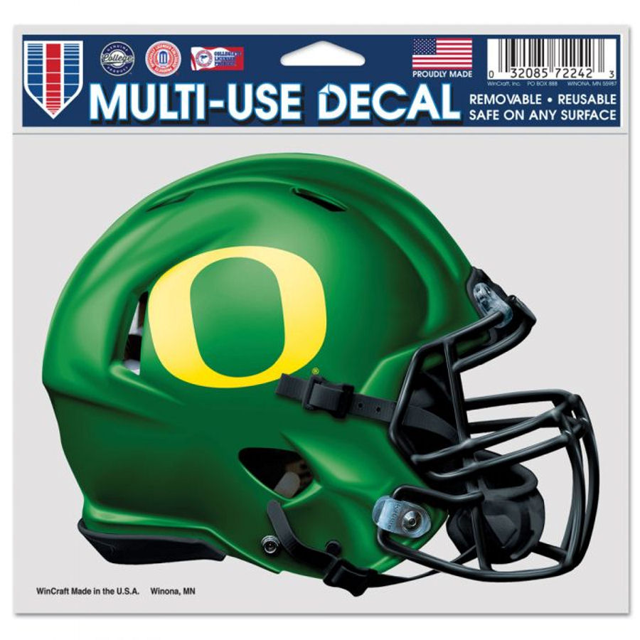 University Of Oregon Ducks Football - 5x6 Ultra Decal at Sticker Shoppe