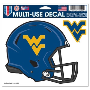 West Virginia University Mountaineers Football - 5x6 Ultra Decal at ...