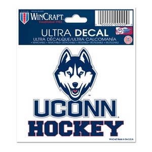 University Of Connecticut UCONN Huskies Hockey - 3x4 Ultra Decal at ...