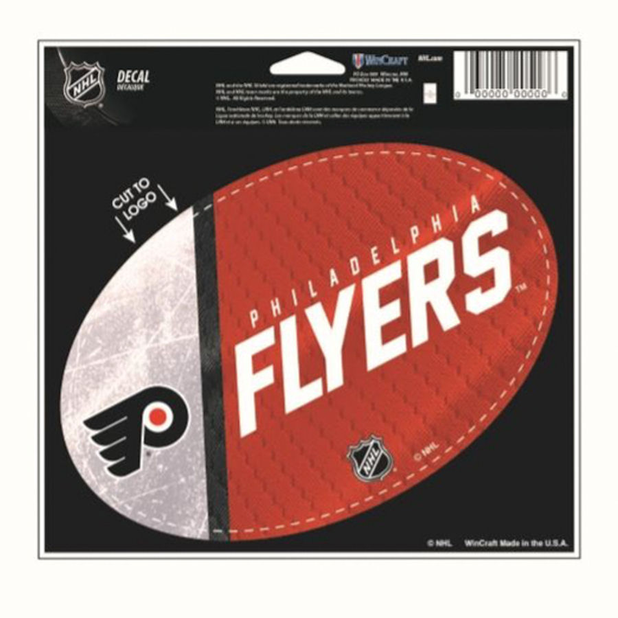 Philadelphia Flyers - 3.5x5 Vinyl Oval Sticker at Sticker Shoppe