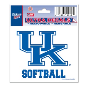 University Of Kentucky Wildcats Softball - 3x4 Ultra Decal at Sticker ...