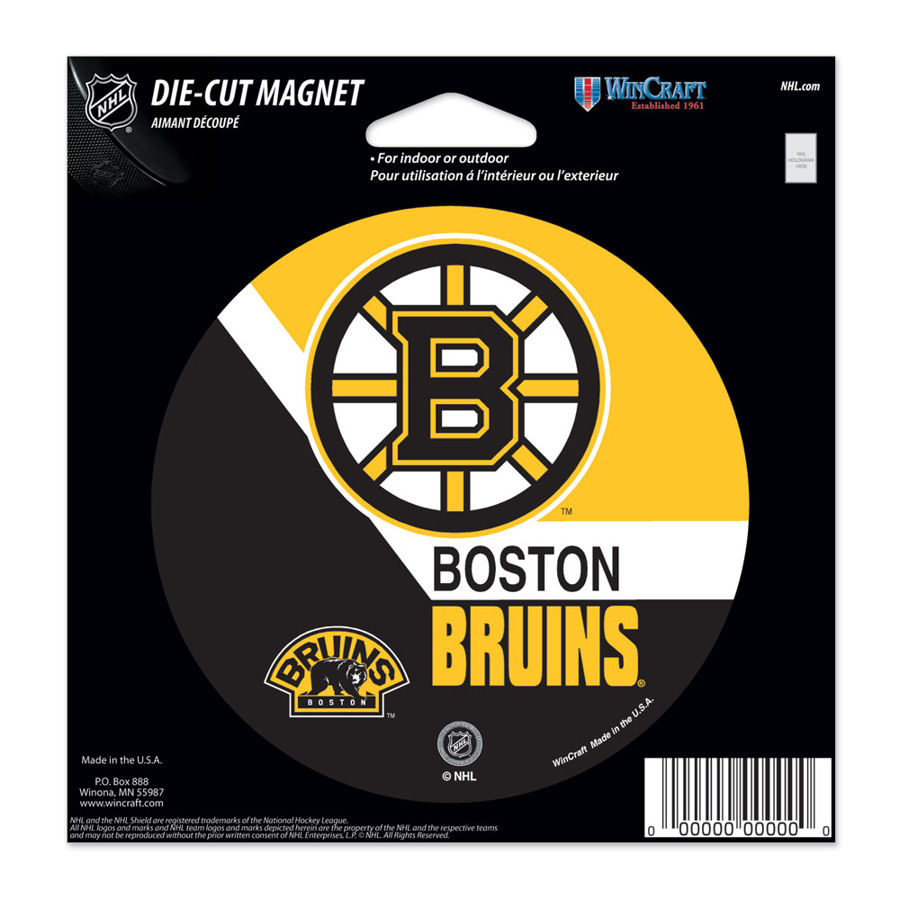 Boston Bruins - 4" Die Cut Logo Magnet at Sticker Shoppe