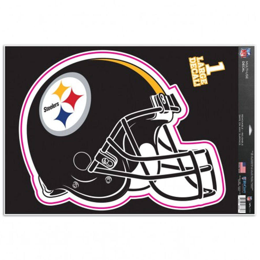 Pittsburgh Steelers Helmet - 11x17 Ultra Decal at Sticker Shoppe