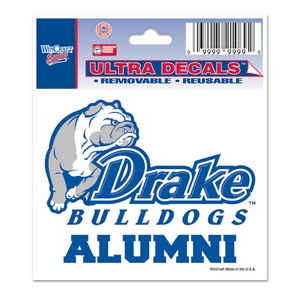 Drake University Bulldogs Alumni - 3x4 Ultra Decal at Sticker Shoppe